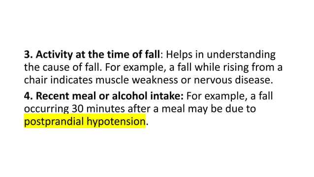Geriatric patients balance assessment and management | PPT