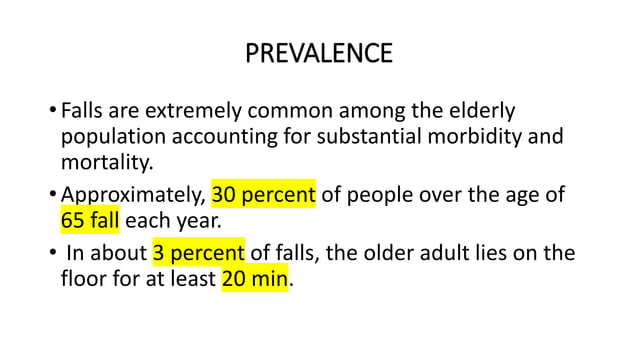 Geriatric patients balance assessment and management | PPT