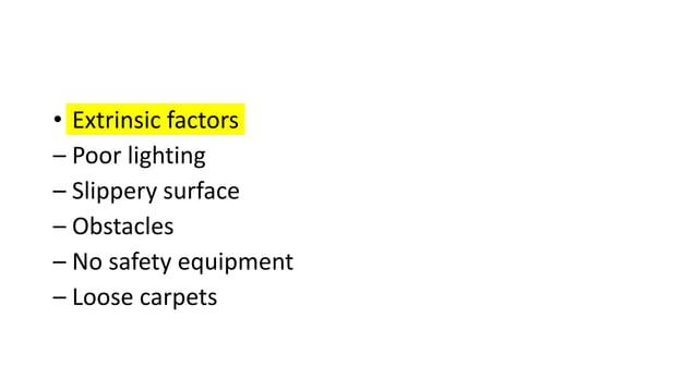 Geriatric patients balance assessment and management | PPT