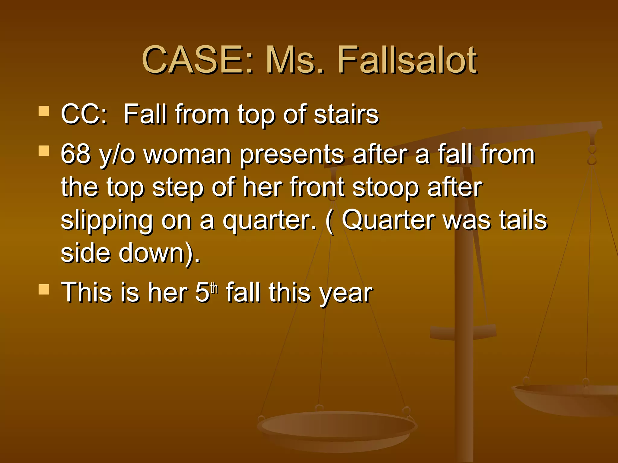 Complications of Falls | PPT