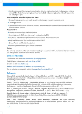 Falls Prevention Intervention Factsheets | PDF