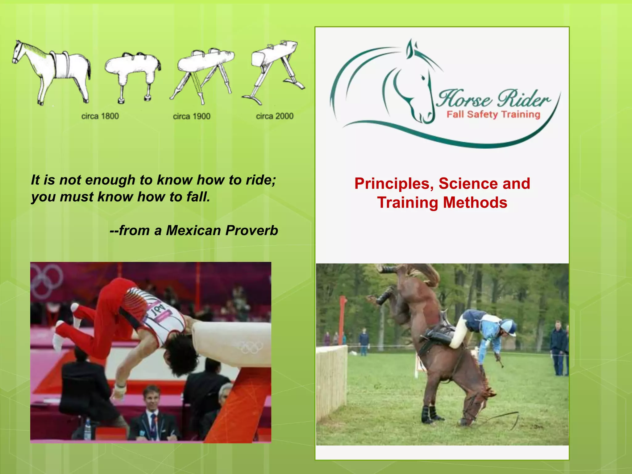 Horse Rider Fall Safety Training Talk hosted by Horse SA | PPTX