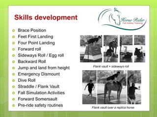 Horse Rider Fall Safety Training Talk hosted by Horse SA | PPTX