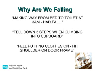 Emergency Department Accident Prevention - Falls and older people | PPT