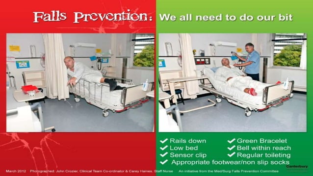 Falls Prevention Campaign Posters | PPTX