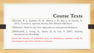 Fall Semester IRL 3110 A- Simulation Exercise _ Course Outline.pptx