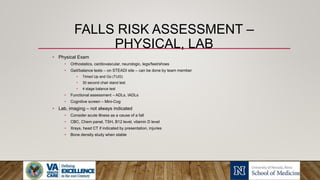 2018: Falls evidence based prevention gwep | PPTX