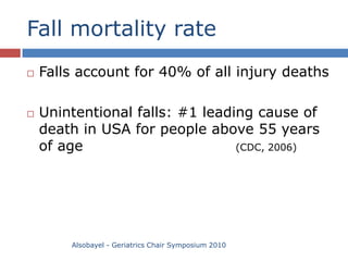 Falls in elderly | PPTX
