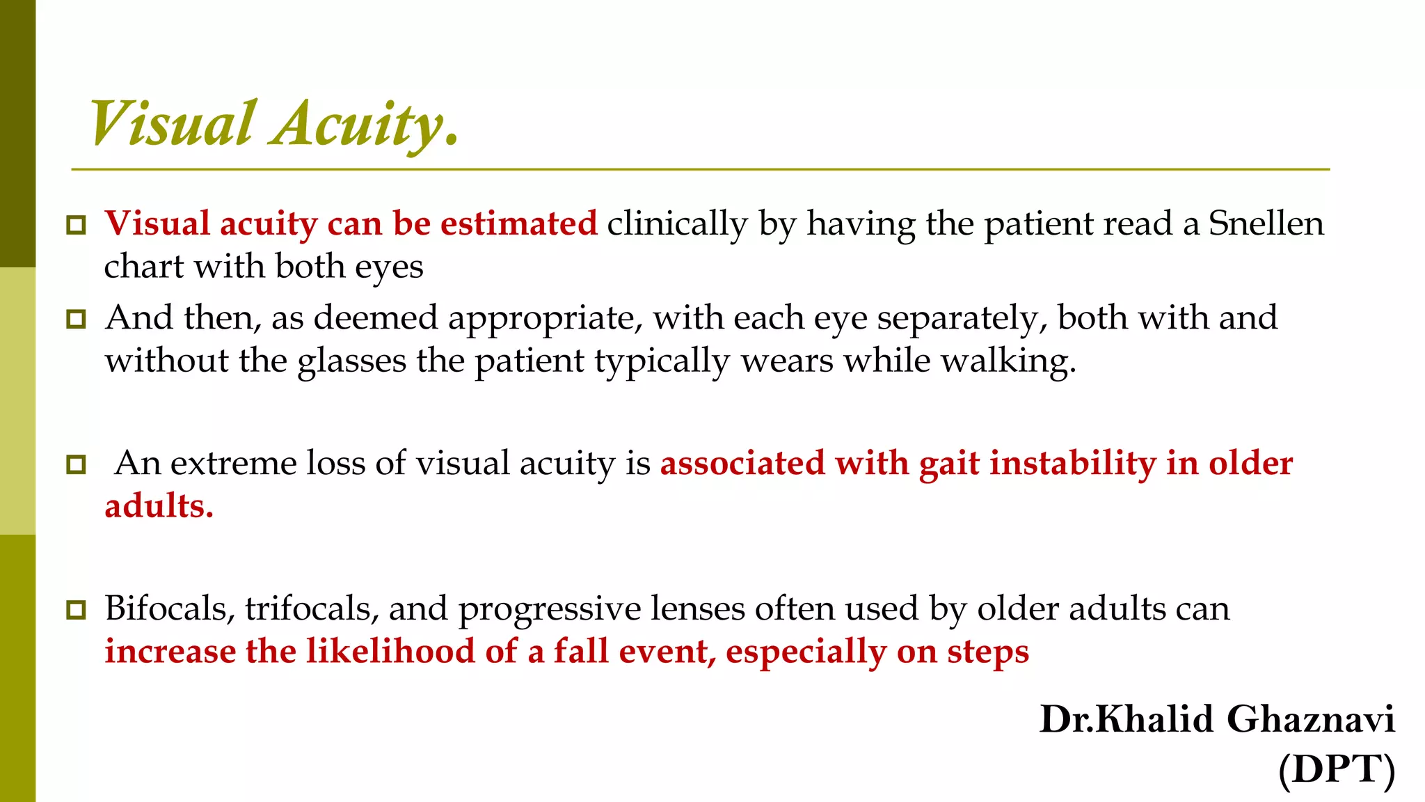 Falls and Preventive Measure of Fall in Elderly | PDF