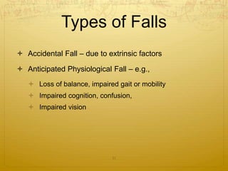 Falls learn not to fall | PPT