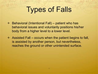 Falls learn not to fall | PPT