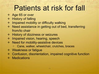 Falls learn not to fall | PPT
