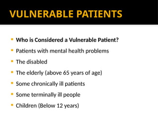 prevention of patient fall in the hospital and care of vulnerable ...