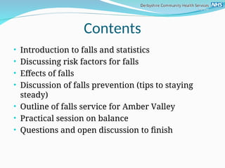 Falls_Prevention in elderly people's and geriatrics. Ppt | PPT