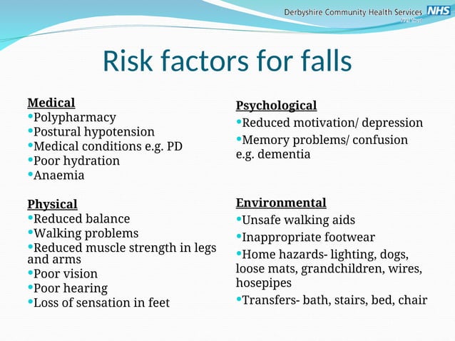 Falls_Prevention in elderly people's and geriatrics. Ppt | PPT