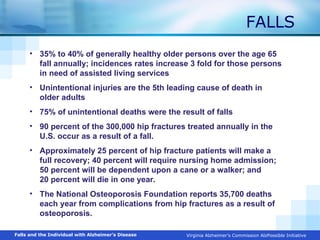 Falling and the Individual with Alzheimer's Disease | PPT