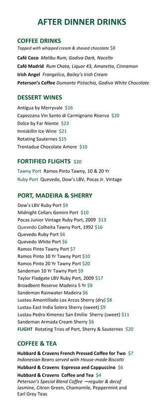 Fall Winter Dessert Menu 2016.17