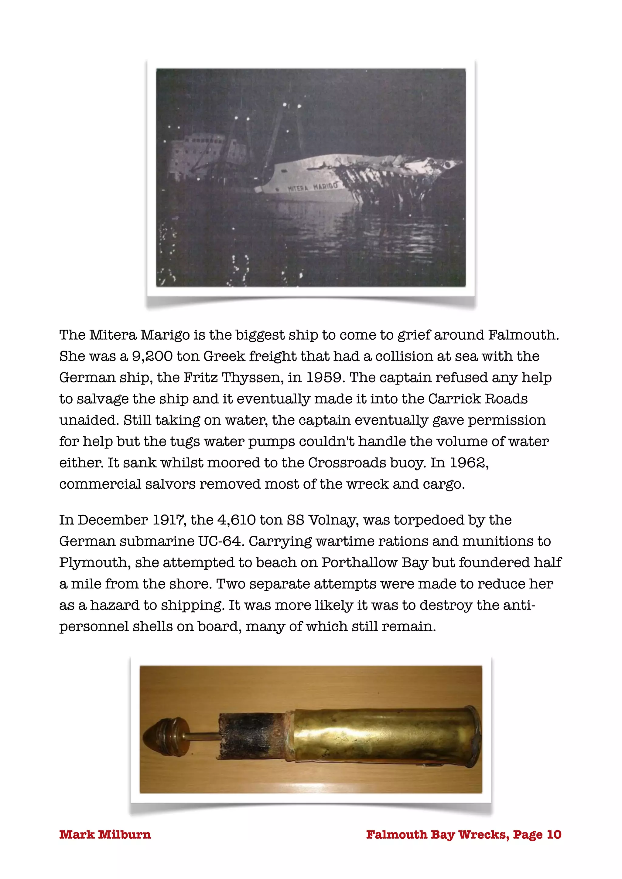 Falmouth bay wrecks | PDF