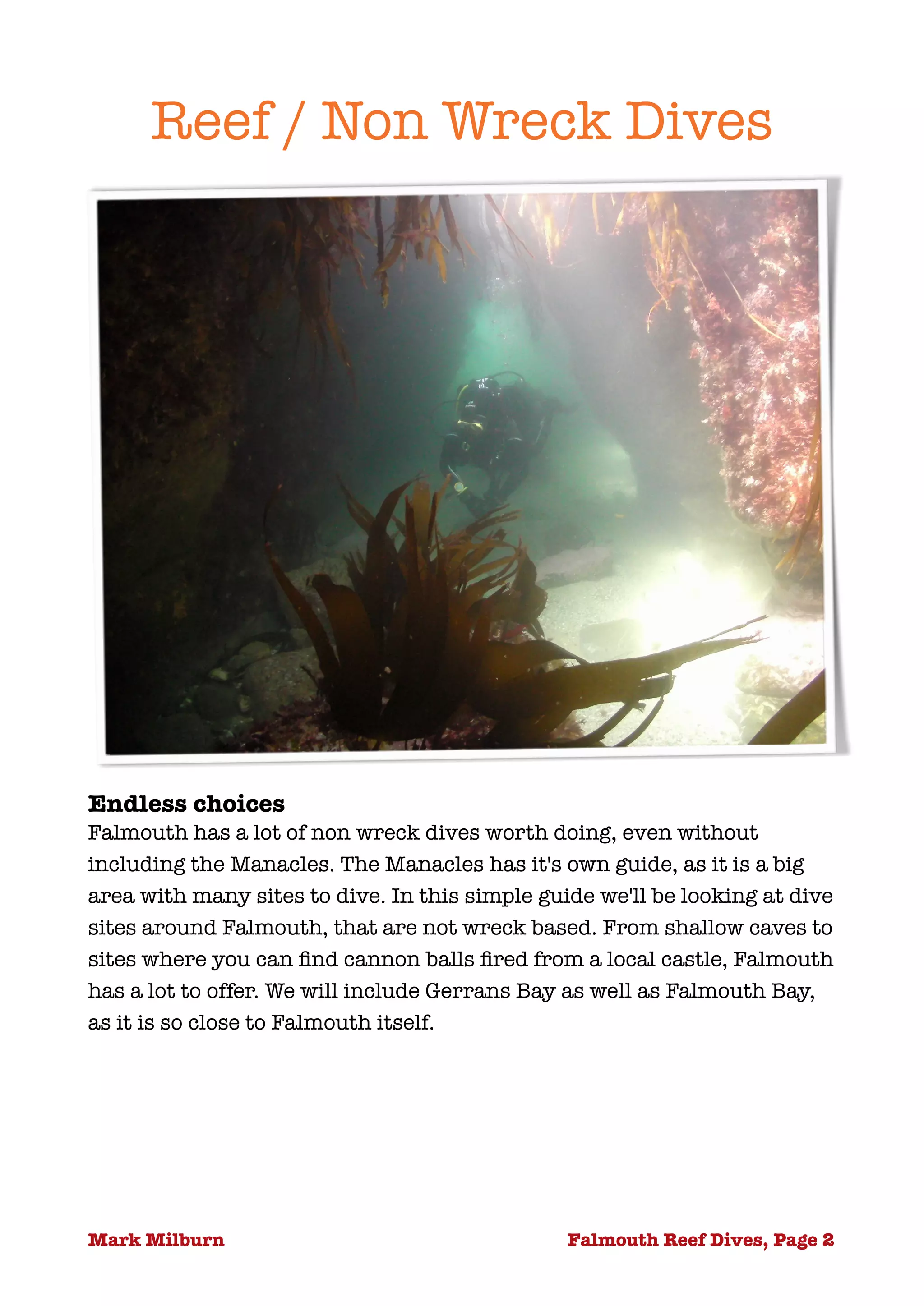 Falmouth's reef dives | PDF