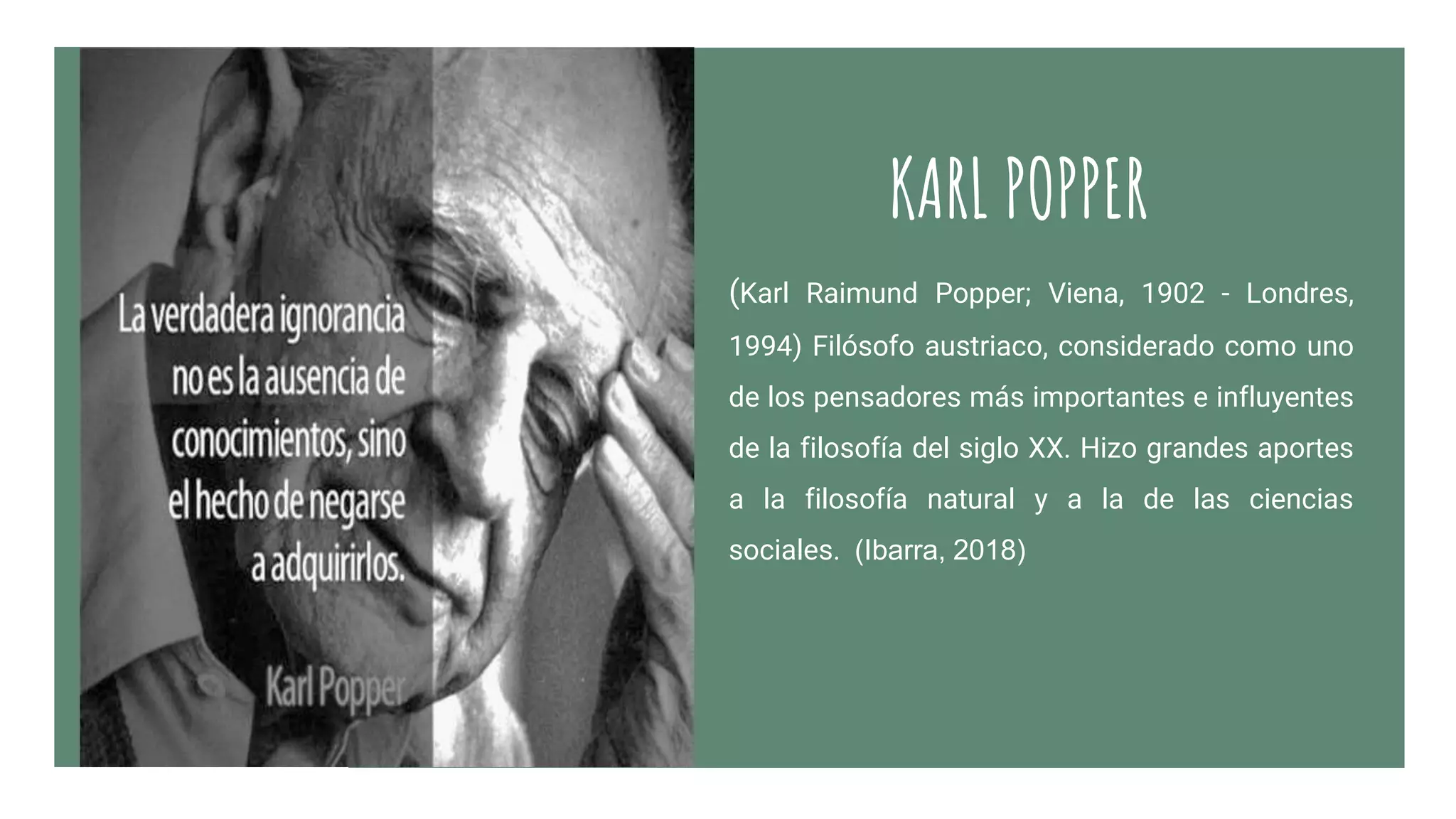 Falsacionismo de Karl Popper | PPTX