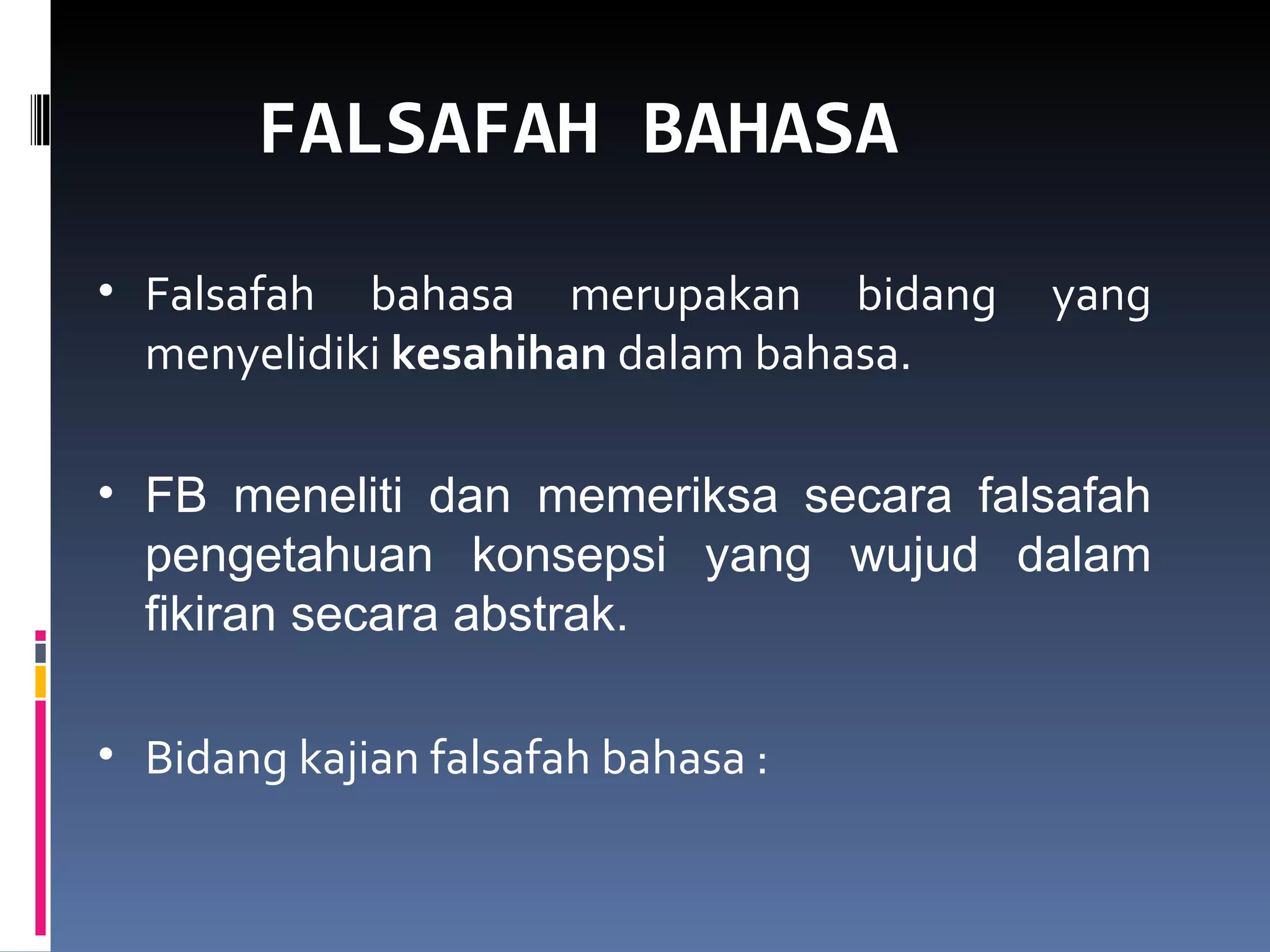 Falsafah bahasa melayu | PPT