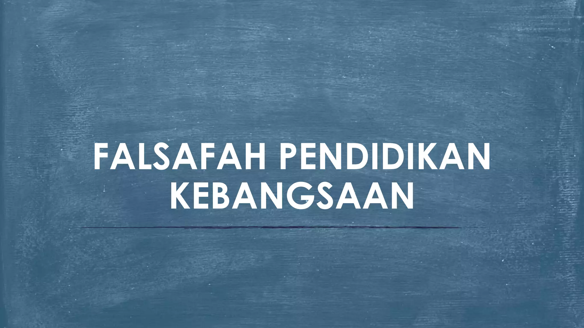 Falsafah pendidikan kebangsaan | PPTX
