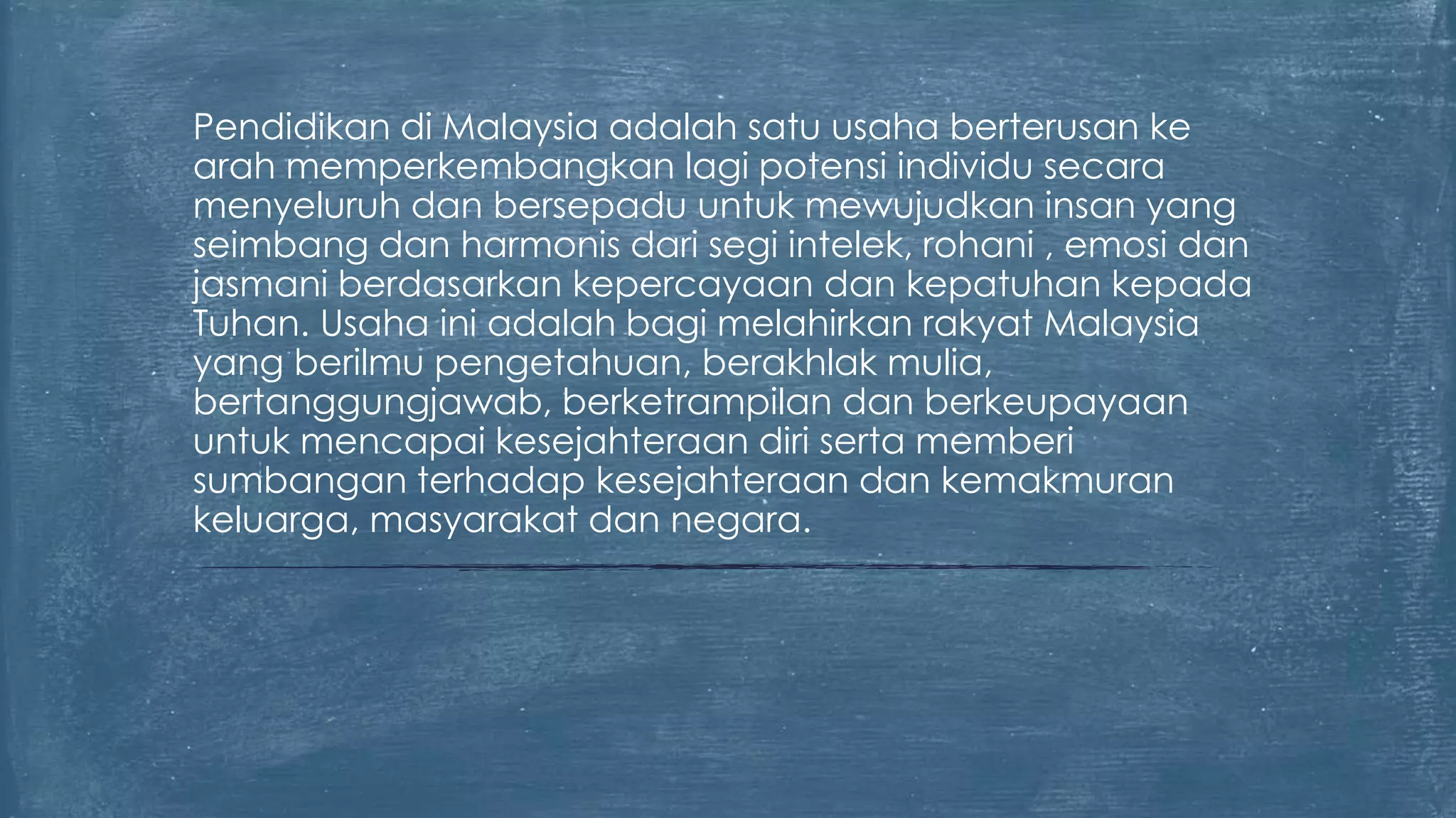 Falsafah Pendidikan Kebangsaan Pptx