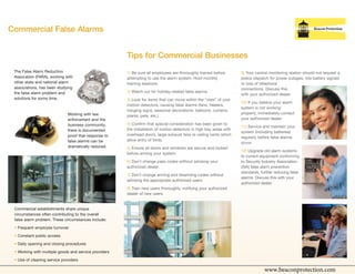 False alarm prevention guide beacon protection | PPT