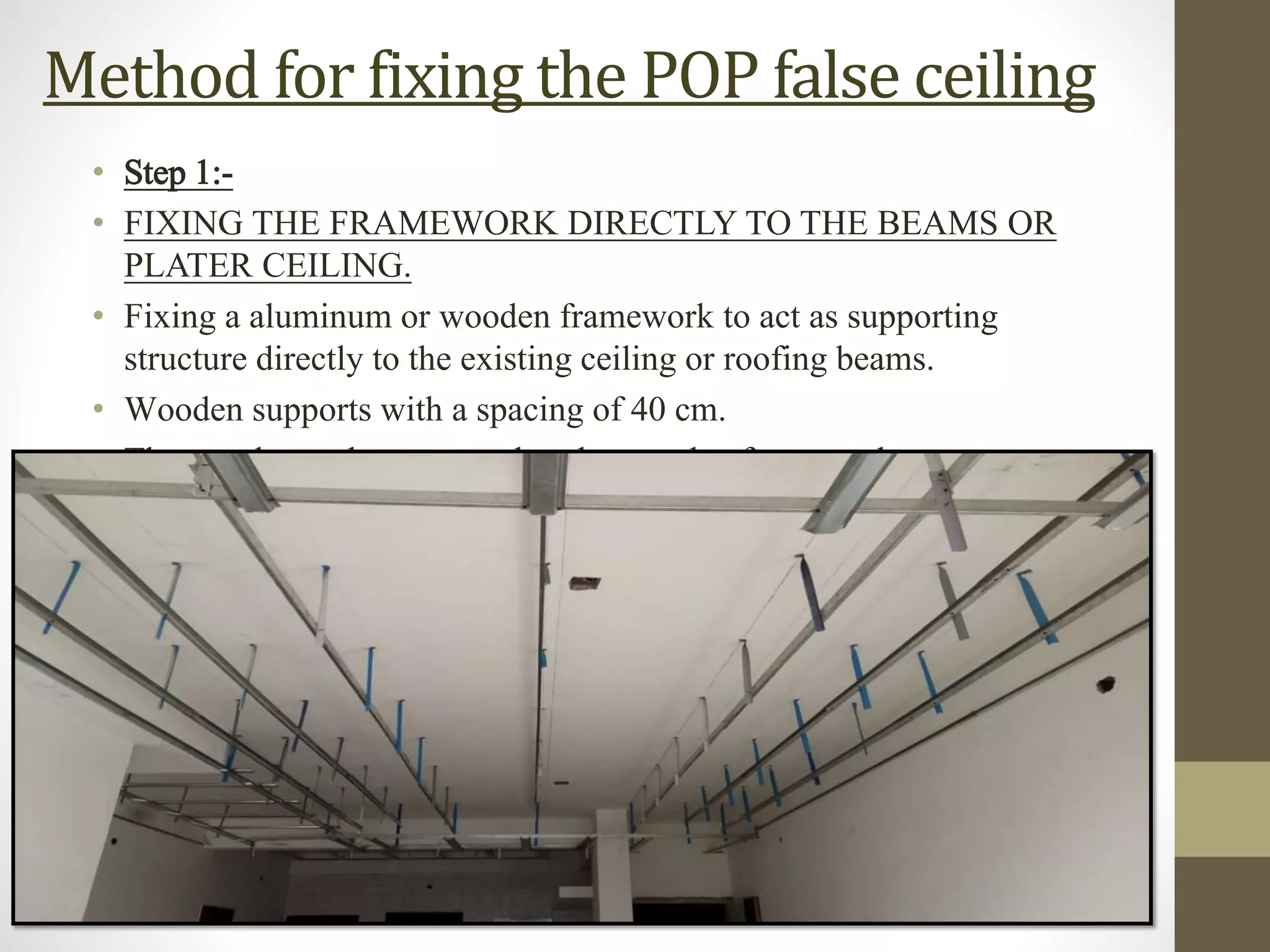 False ceiling | PPTX