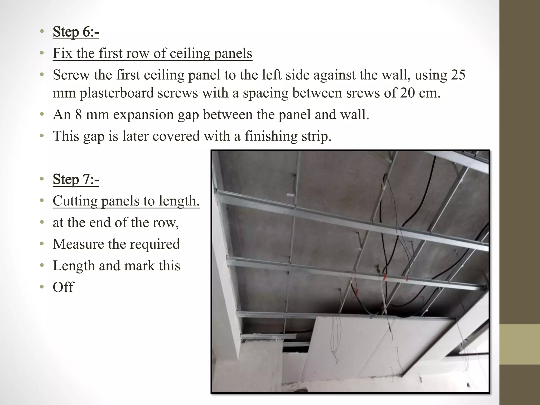False ceiling | PPTX
