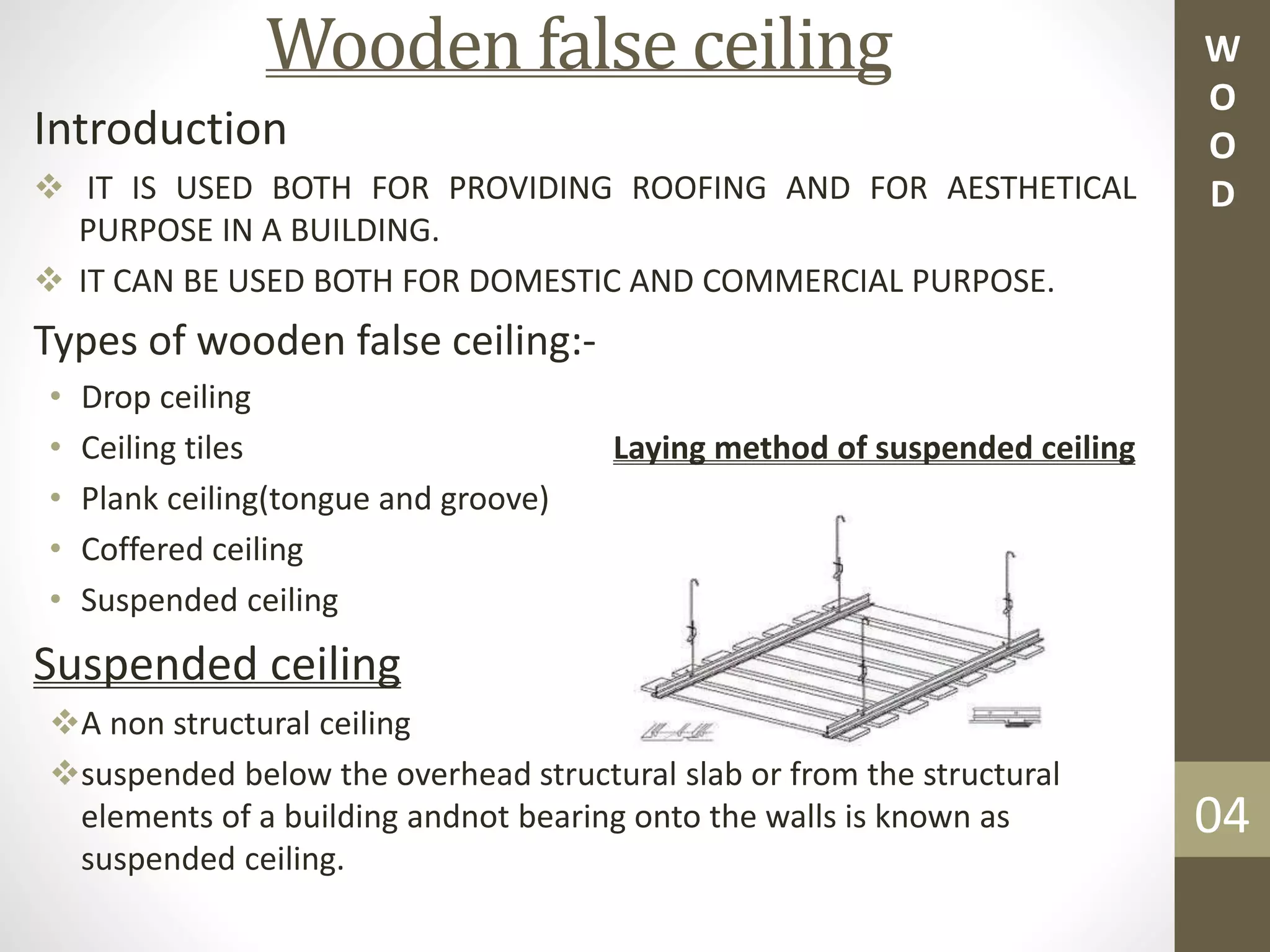 False ceiling | PPTX