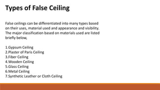 False Ceiling | PPT
