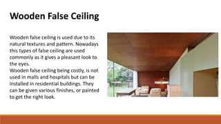 False Ceiling | PPT
