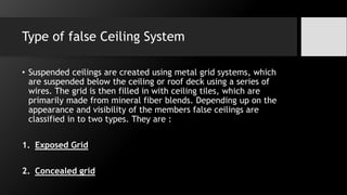 False ceiling | PPTX