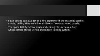 False ceiling | PPTX