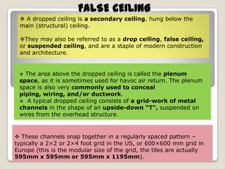 False ceiling 6th sem | PPSX