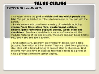 False ceiling 6th sem | PPSX