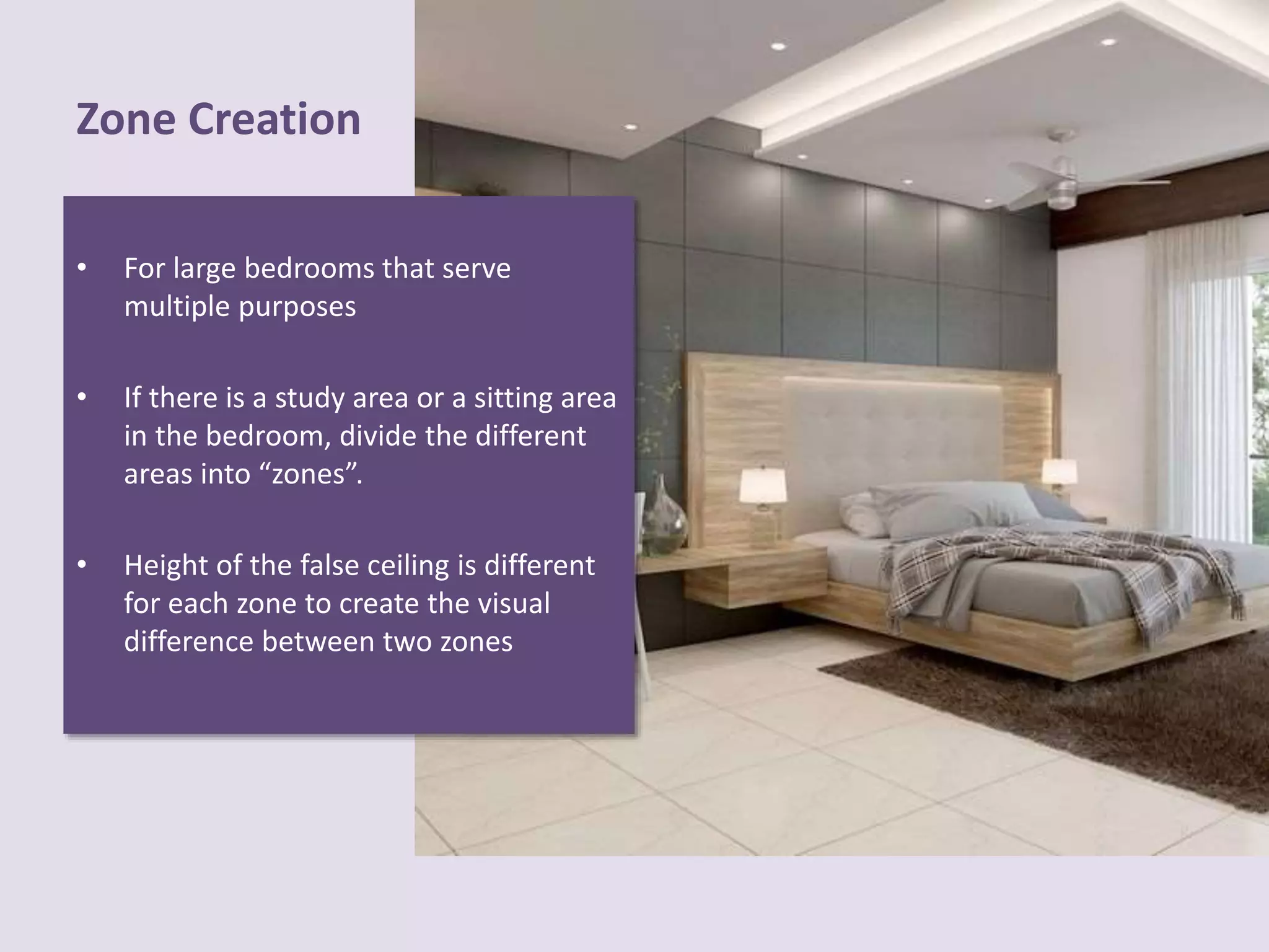 False ceiling designs for bedrooms | PPT