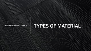 False Ceiling Material | PDF