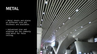 False Ceiling Material | PDF