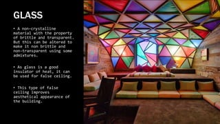 False Ceiling Material | PDF