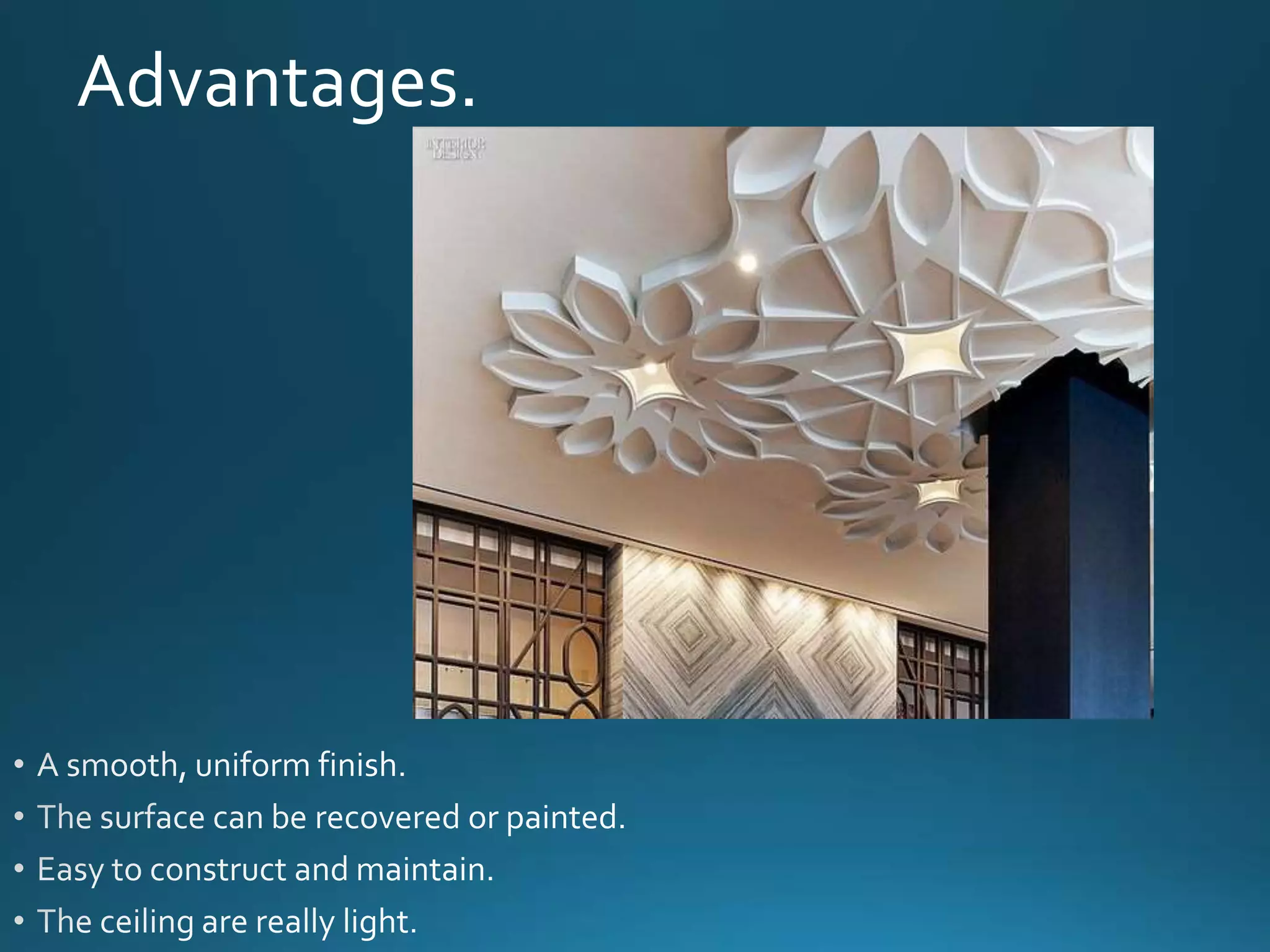 False ceiling materials | PPTX