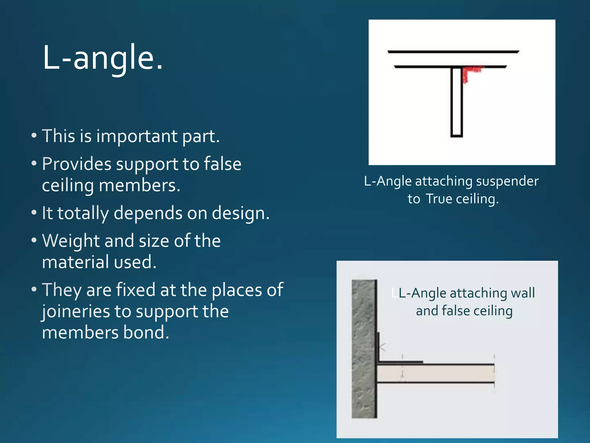 False ceiling materials | PPTX