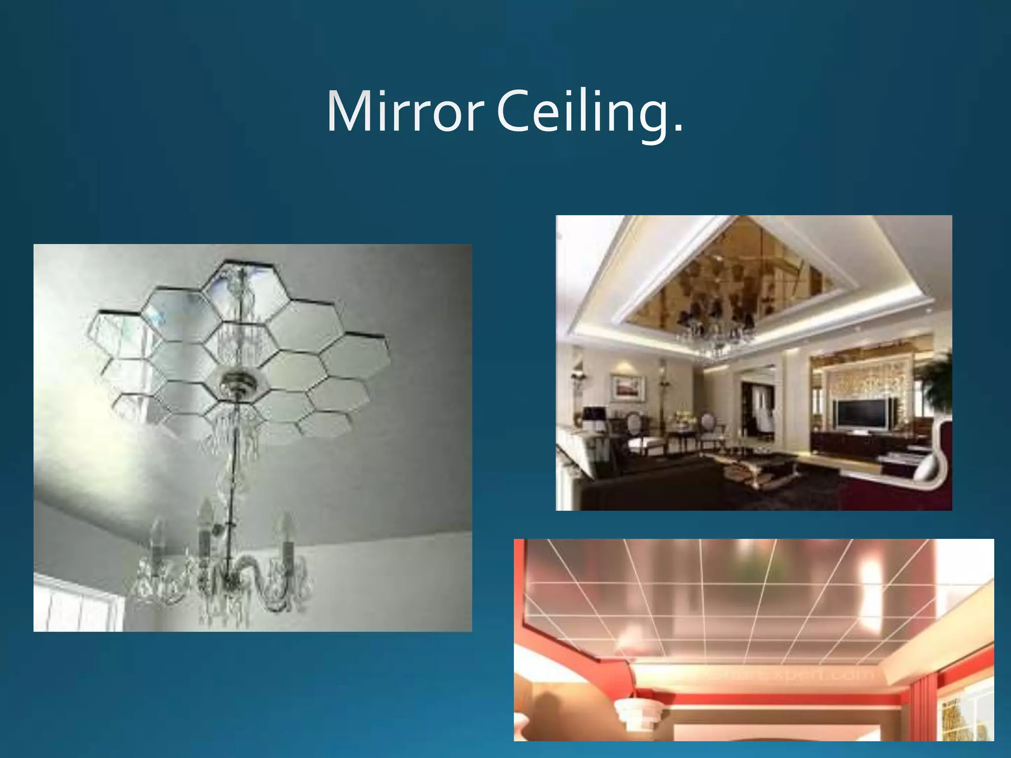 False ceiling materials | PPTX