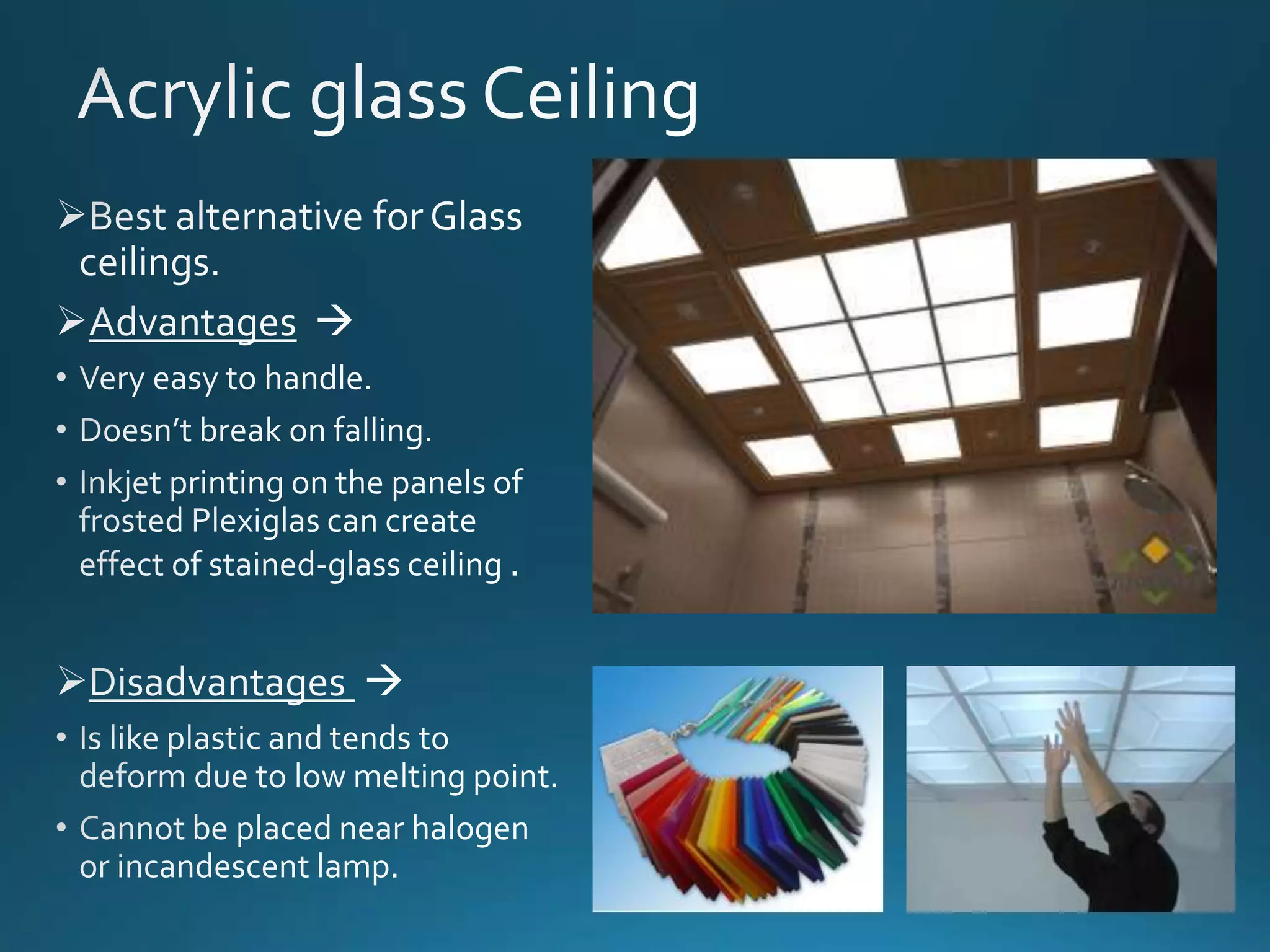 False ceiling materials | PPTX