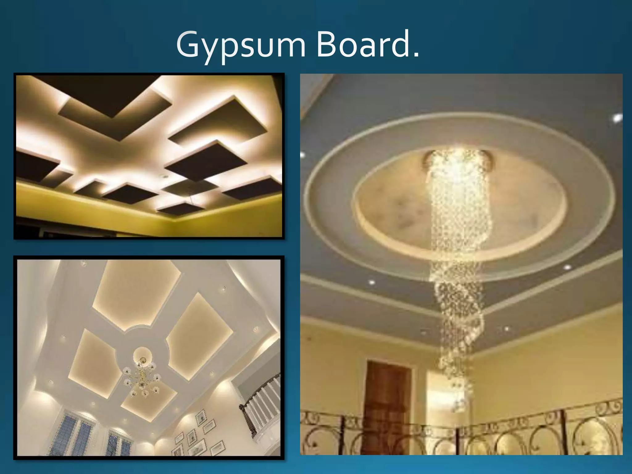 False ceiling materials | PPTX