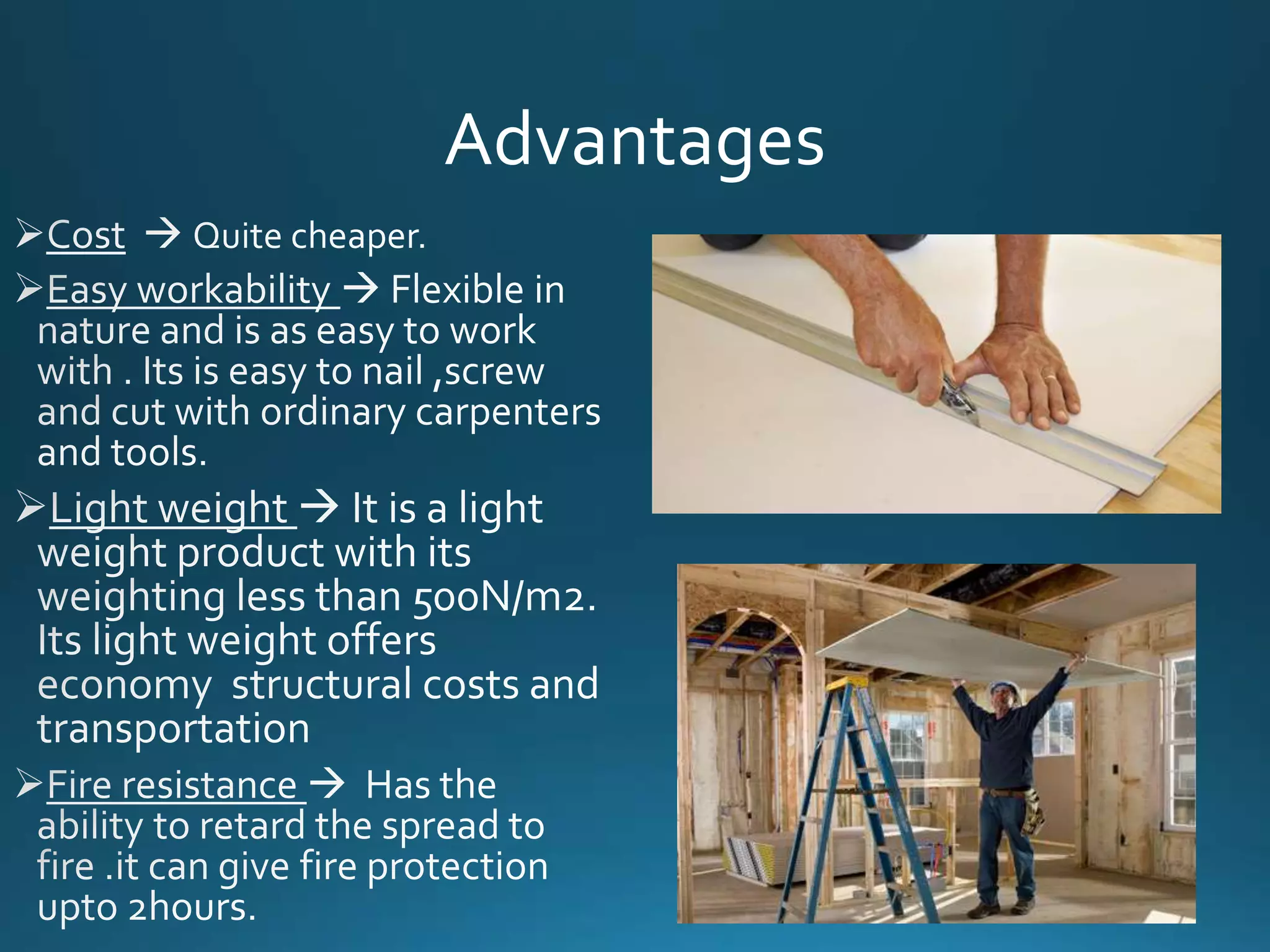 False ceiling materials | PPTX