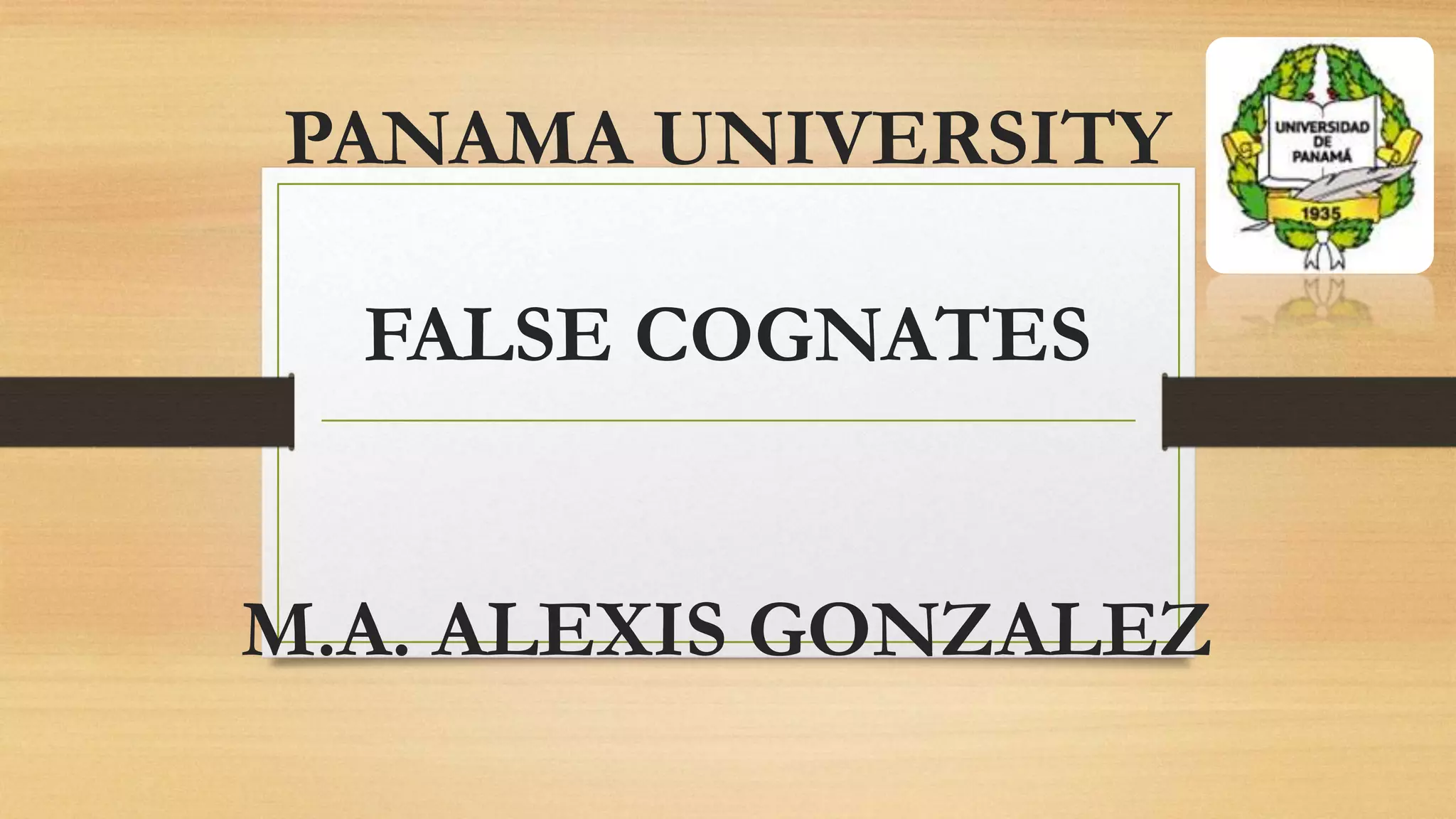 False cognates | PPTX
