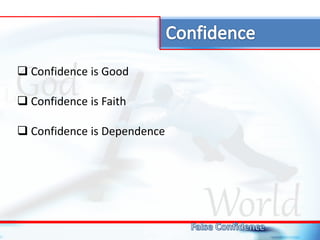 False Confidence | PPT