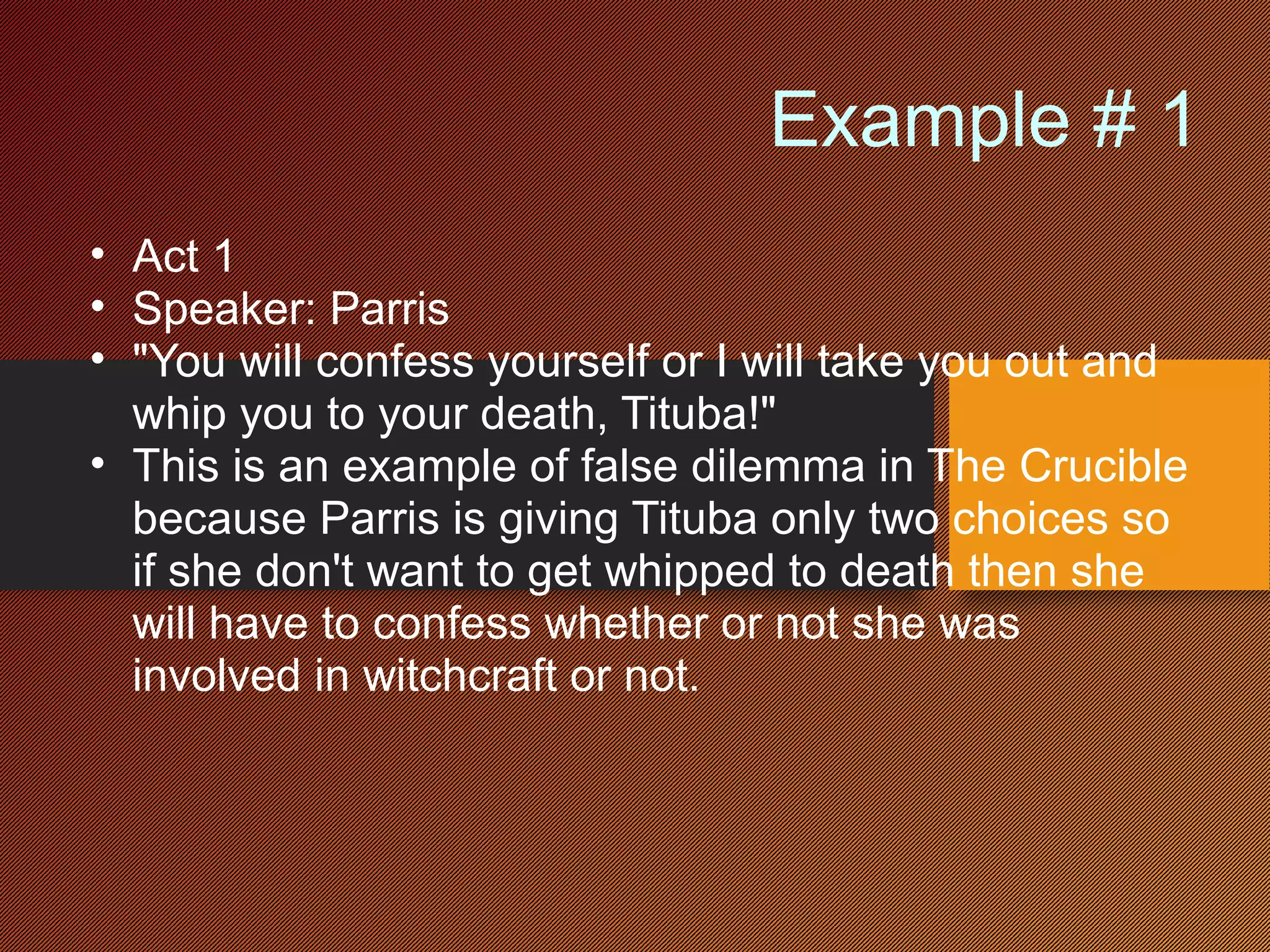False dilemma | PPT